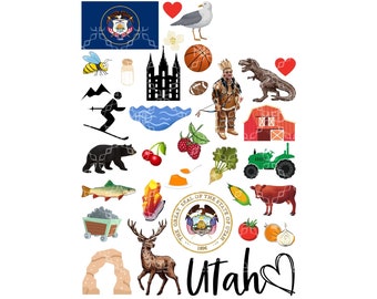 Utah State Png - Etsy