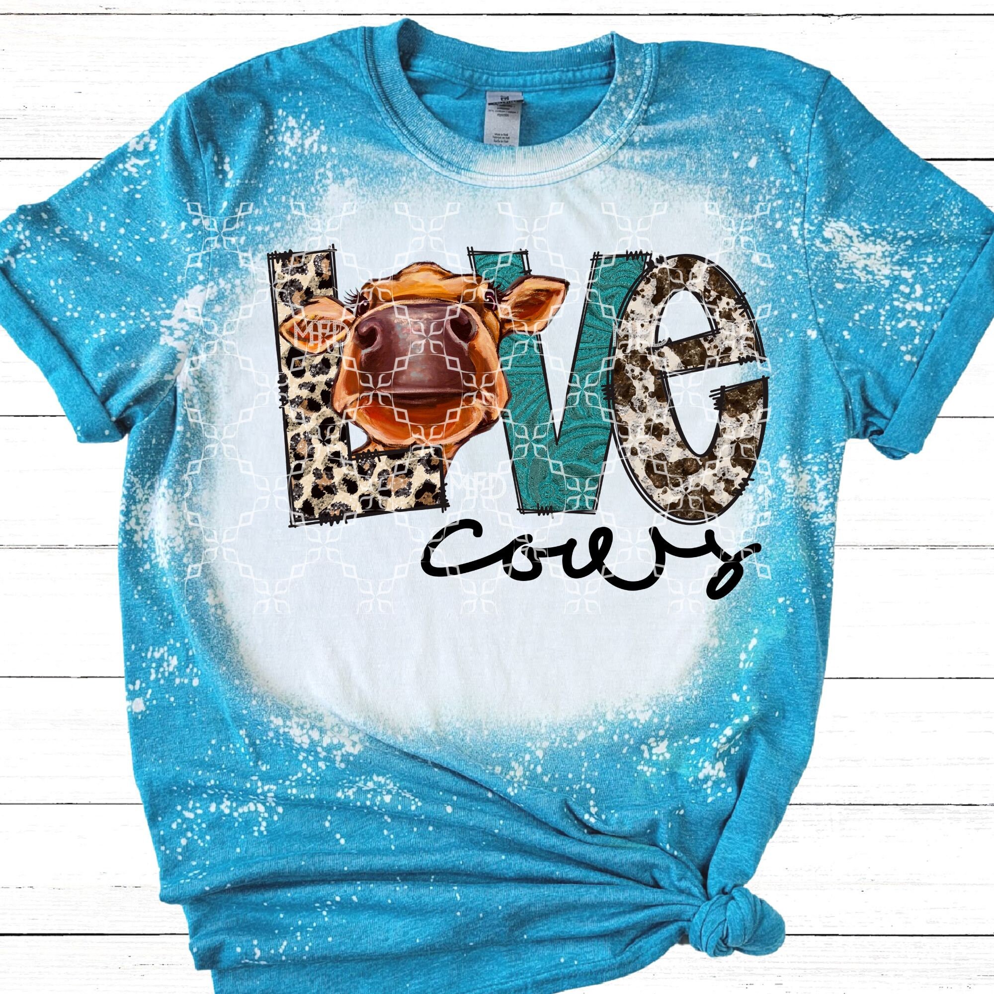 Love Cows PNG, Cows Digital Download, I Love Cows Digital Design ...