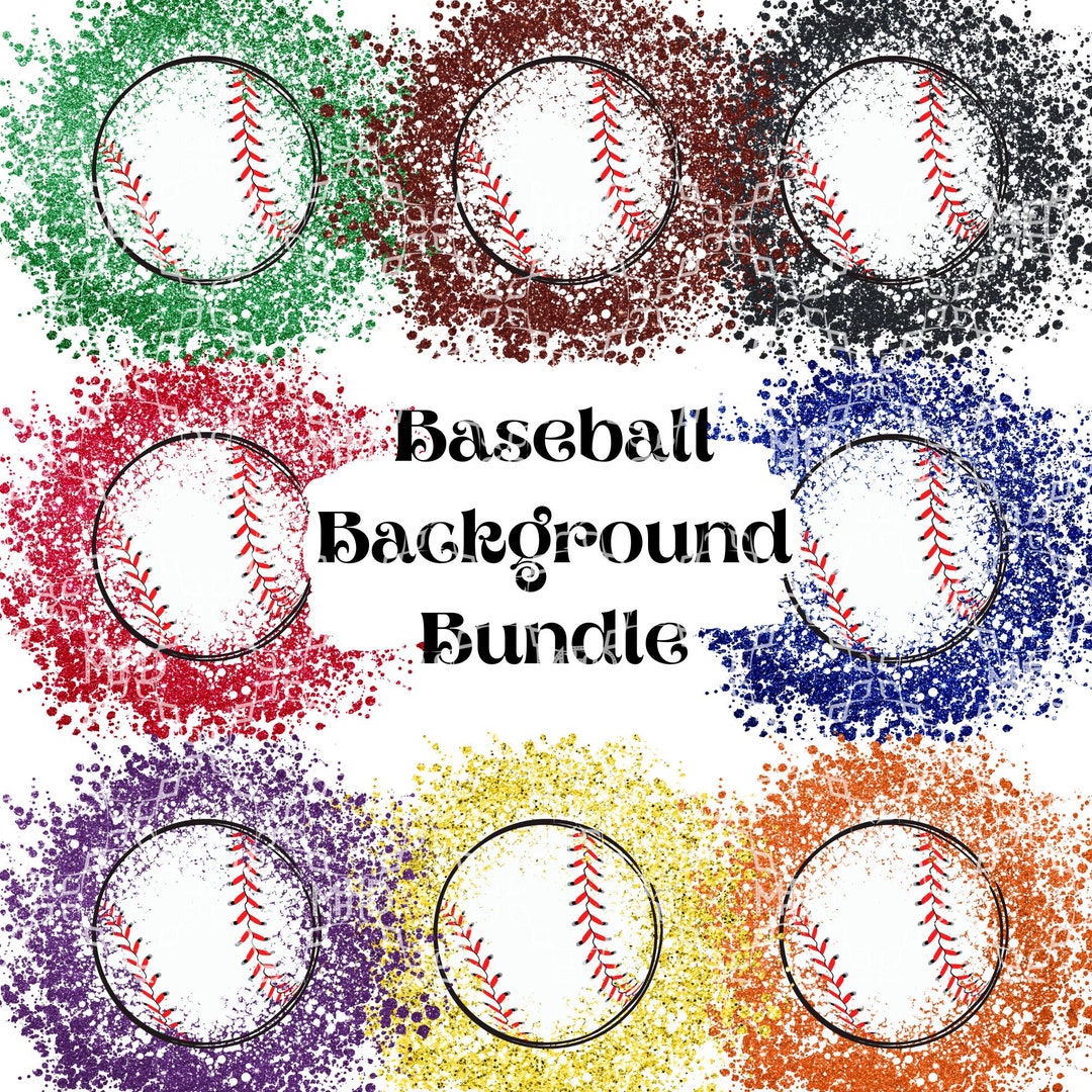 Baseball Backgrounds PNG, Baseball Glitter Splash Digital Elements ...