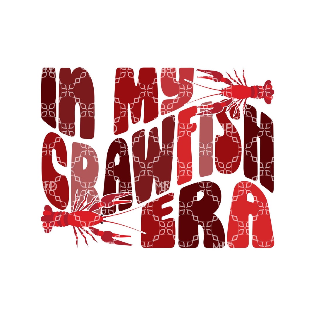 Crawfish Sublimation Transfer, Crawfish Junkie Retro Sublimation Ready ...