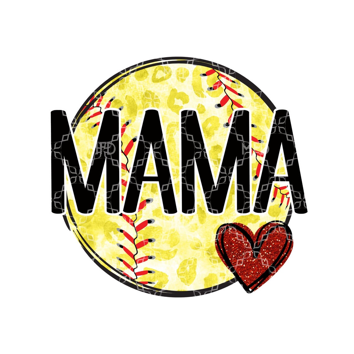 Softball Mama PNG, Softball Mom Digital Download, Softball Mom Leopard ...
