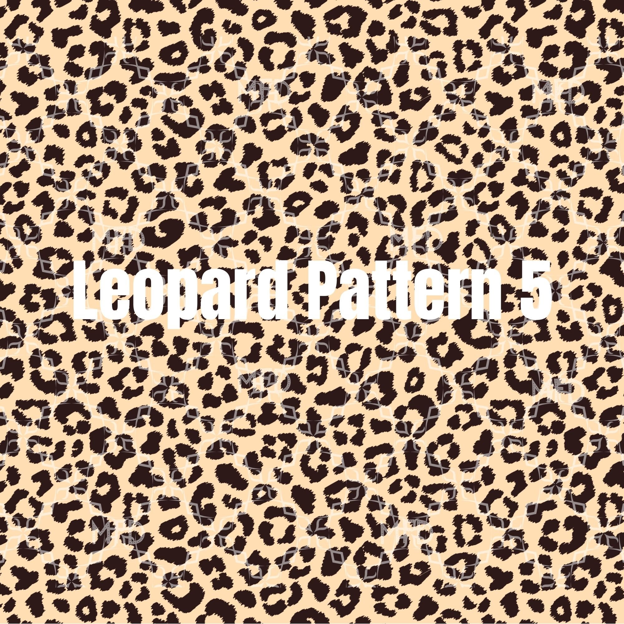 Leopard Pattern Sublimation Transfer, Full Sheet Pattern Print ...
