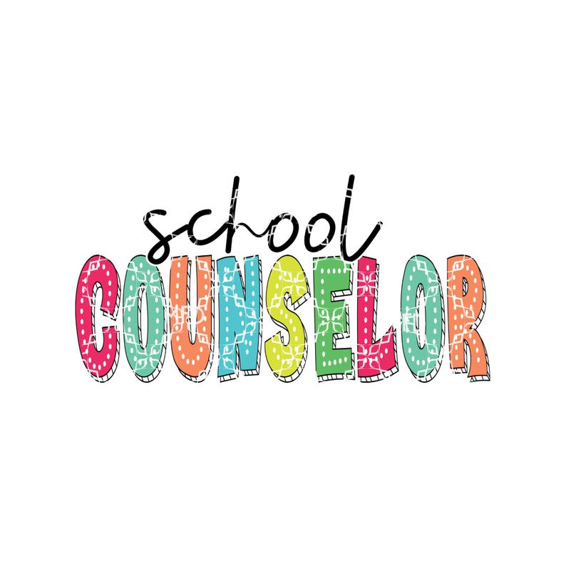 Counselor PNG, School Counselor Digital Download, Elementary School ...