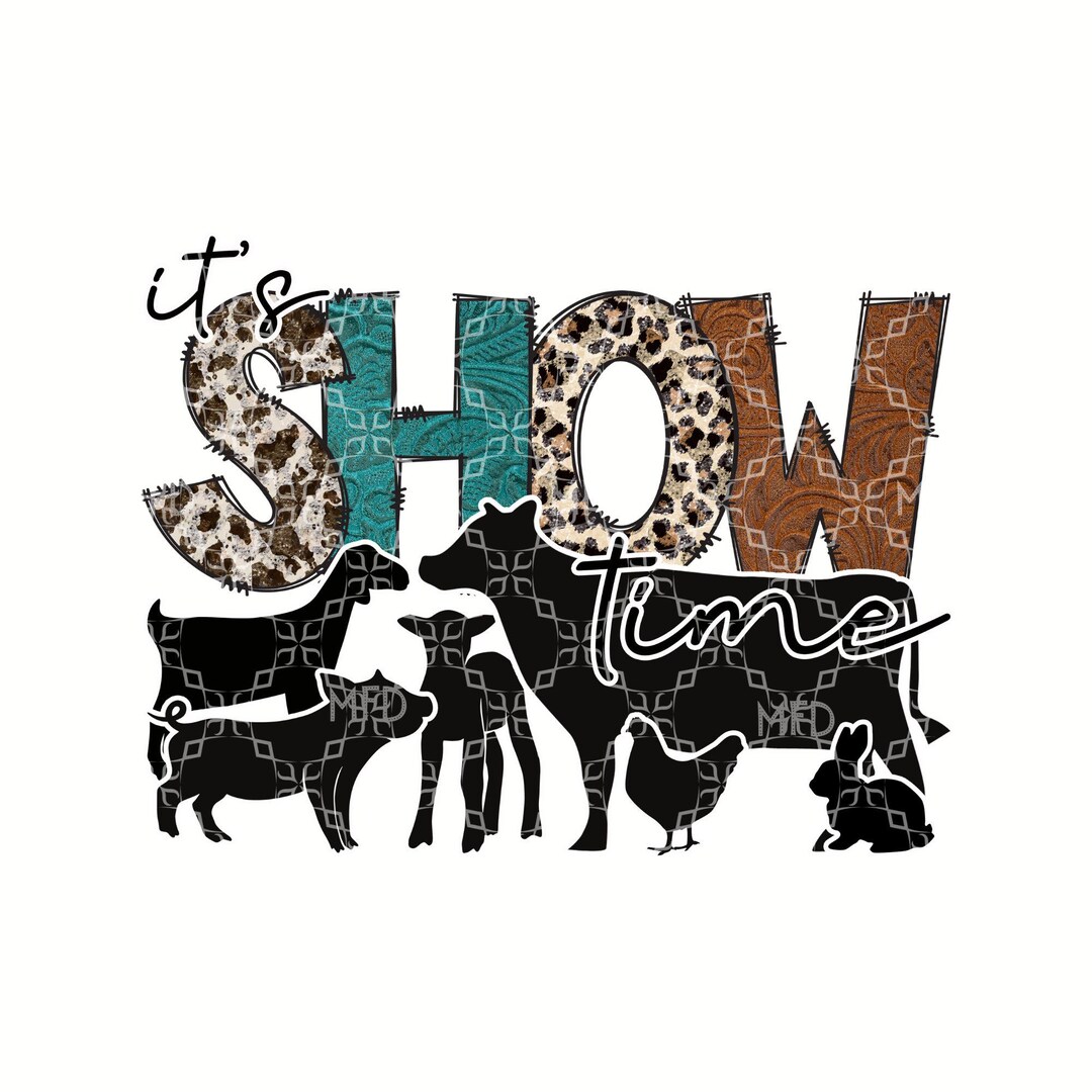 It's Show Time PNG, Stock Show Mom Digital Download, Rabbits, Horse ...