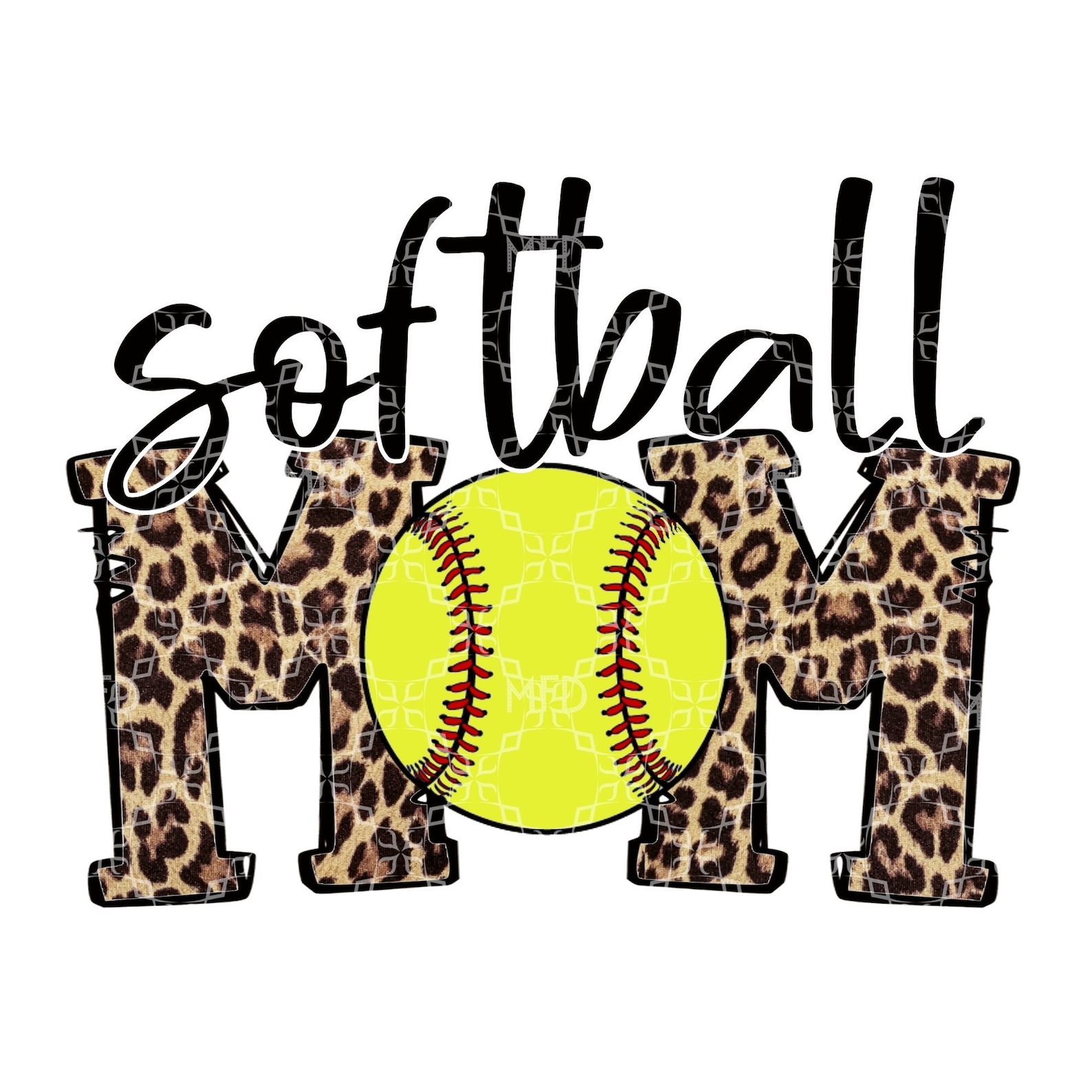 Softball Mom PNG Softball Digital Download Mom Digital | Etsy