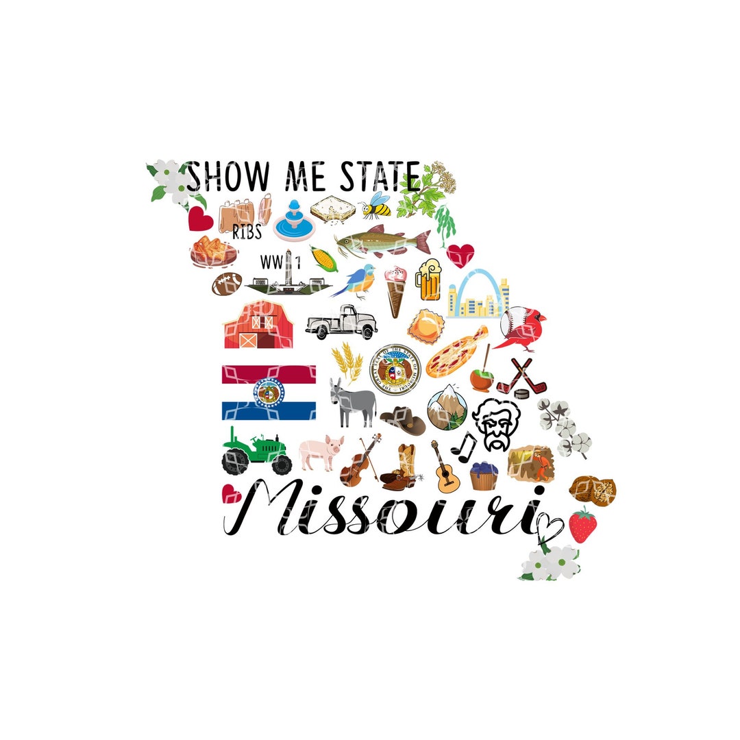 Missouri PNG, State of Missouri Symbol Digital Download, the Show Me ...