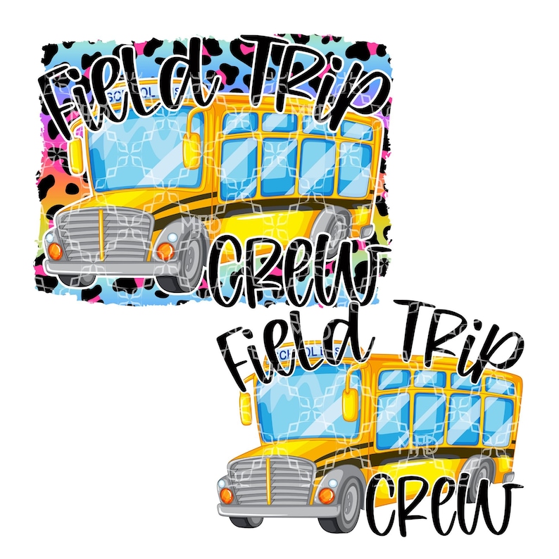 Field Trip Crew PNG School Field Trip Digital Download - Etsy
