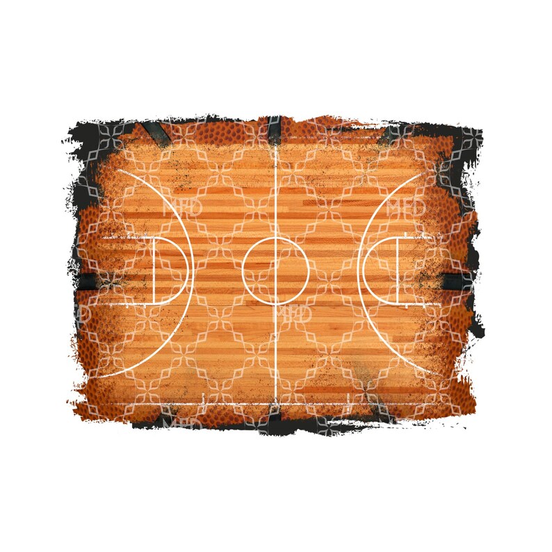 Basketball Backgrounds PNG Basketball Pattern Court Leopard - Etsy
