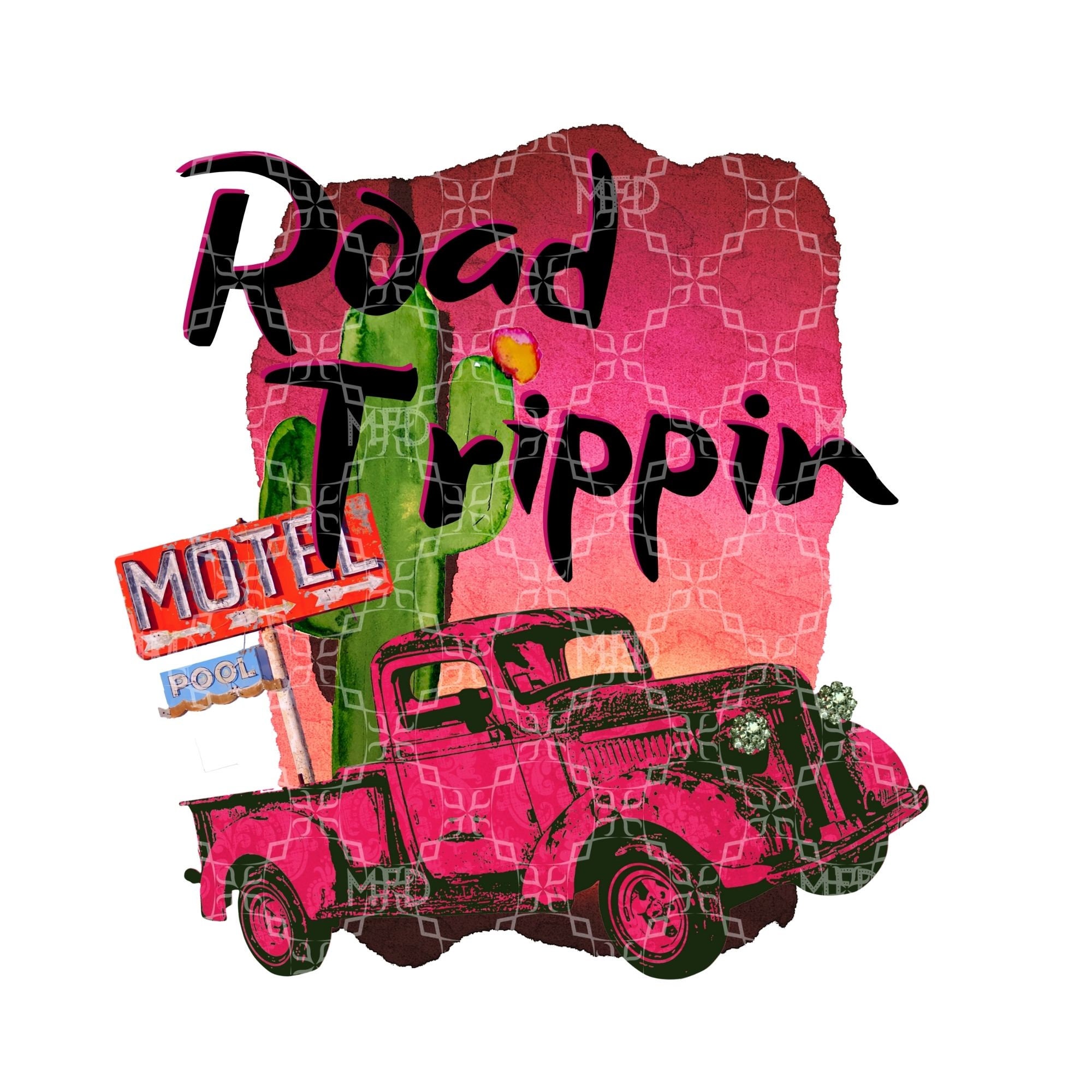 Road Trippin PNG Road Trip Digital Download Hit the Road - Etsy