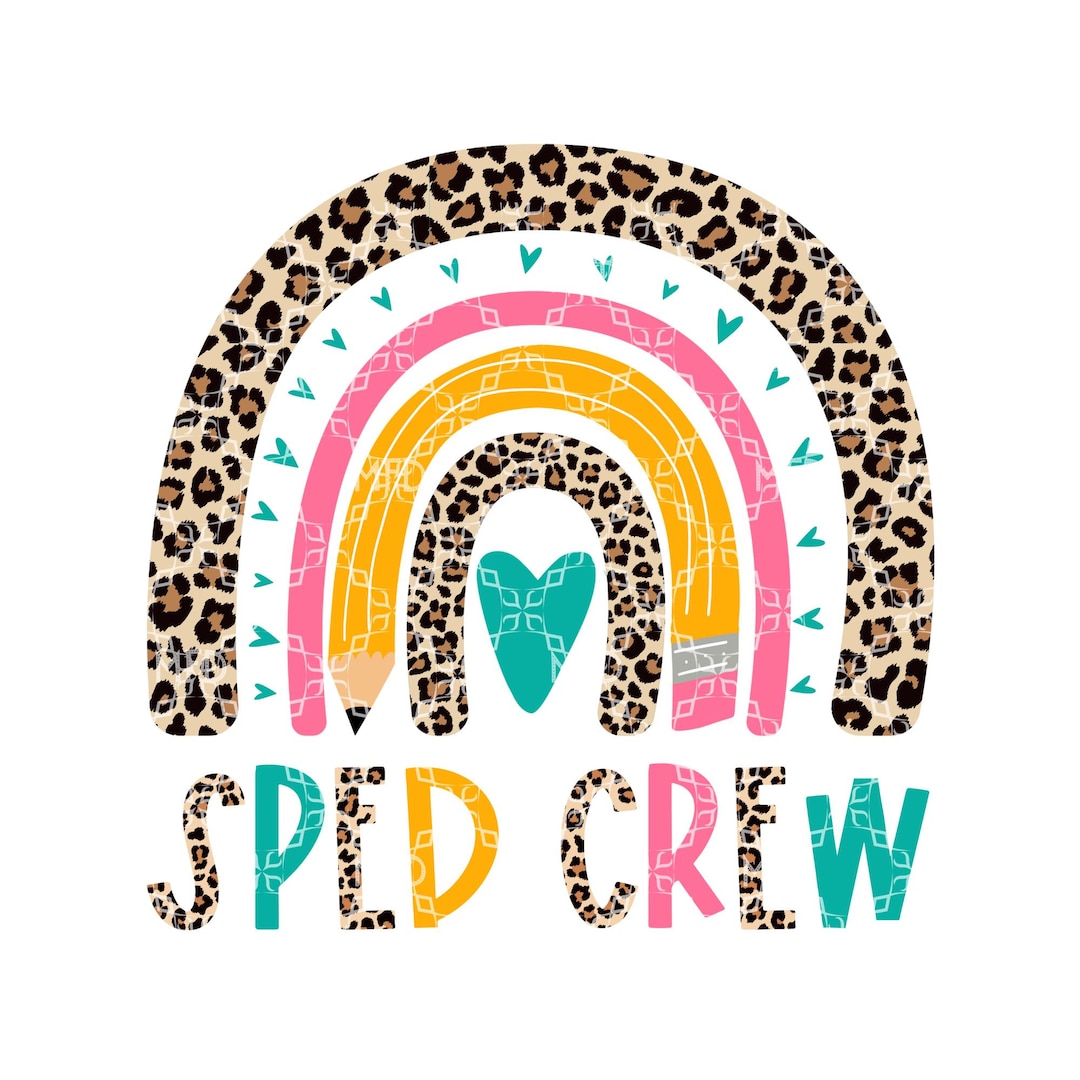 Special Education Teacher PNG, SPED Crew Digital Download, Special ...