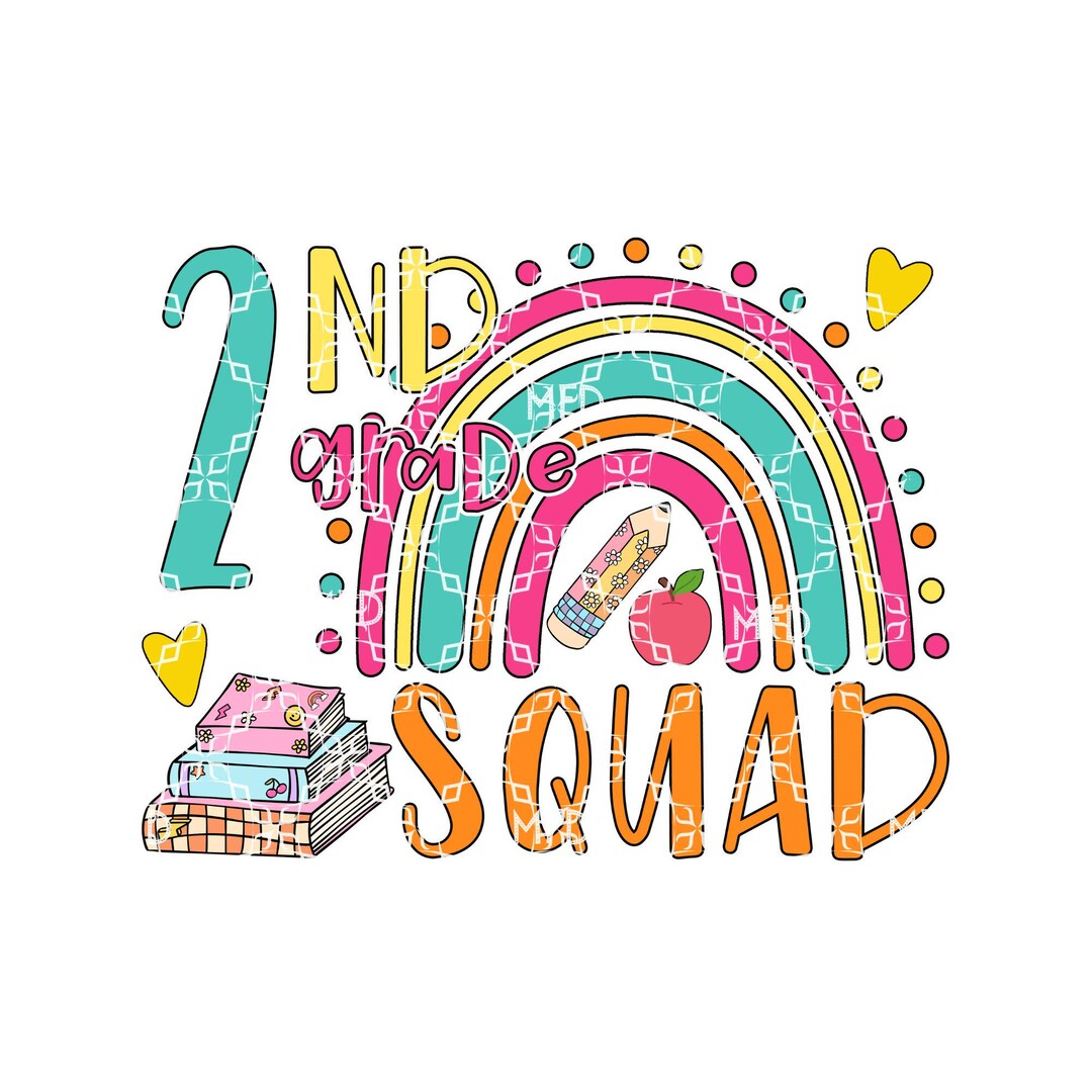 Second Grade Teacher PNG, School Teacher Digital Download, Teacher ...