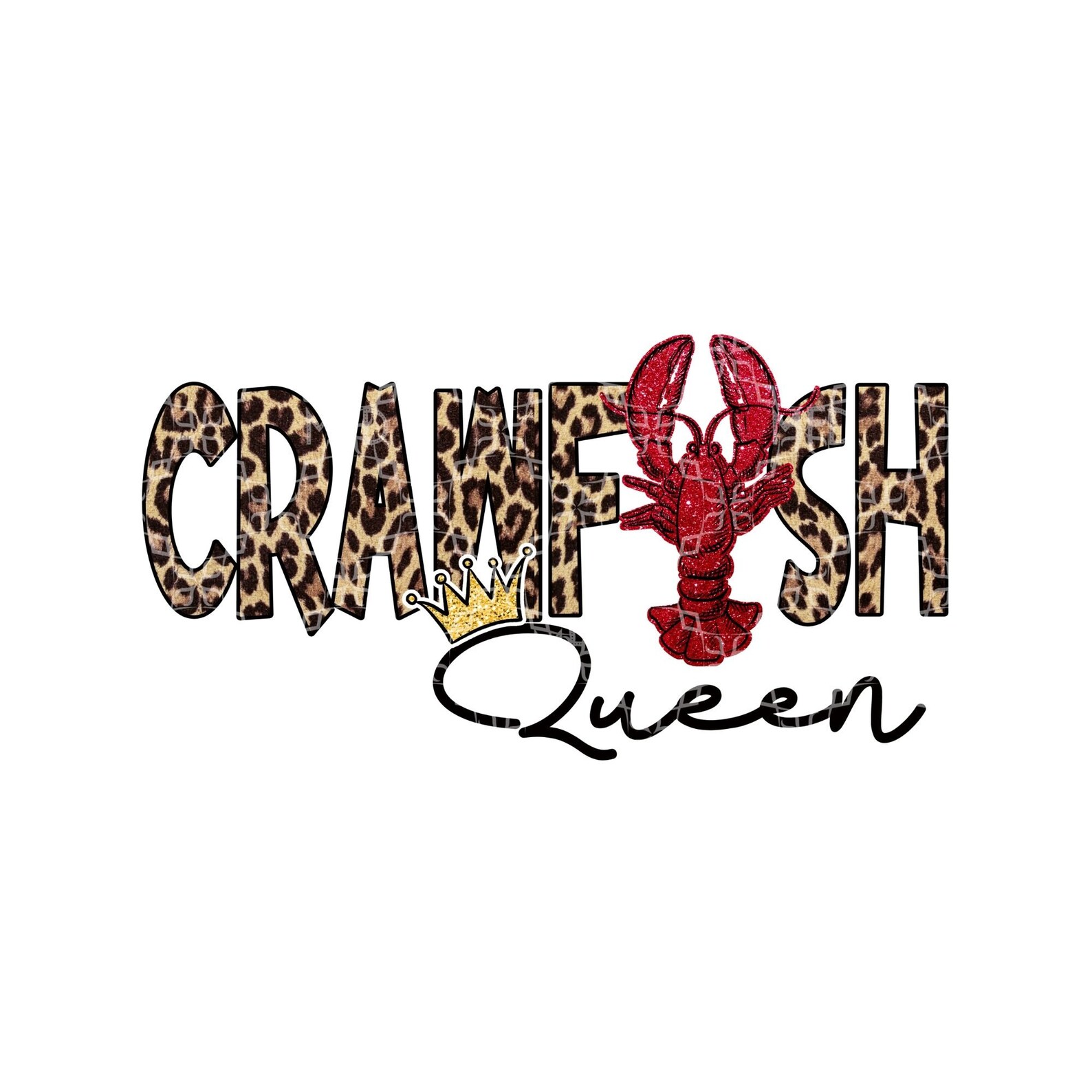 Crawfish Queen PNG 2 Design Bundle PNG Crawfish Digital | Etsy