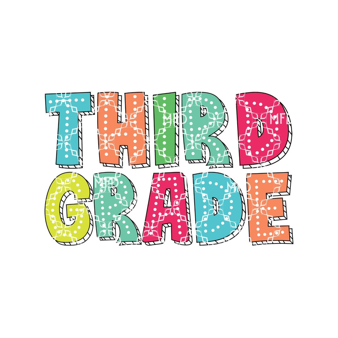 Third Grade Teacher PNG, School Teacher Student Digital Download, Third ...