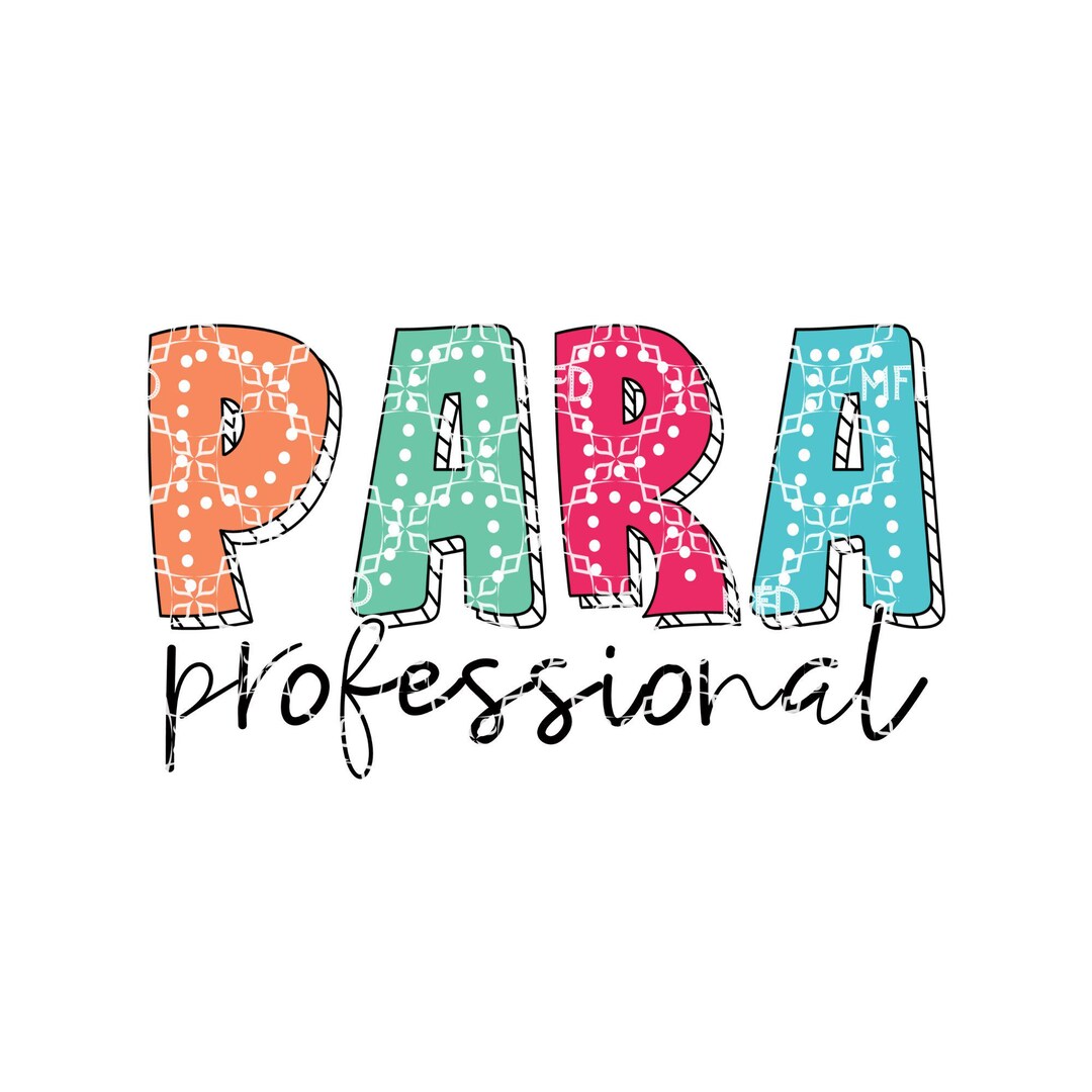 Paraprofessional PNG, School Para Digital Download, Teacher's Aide Para ...