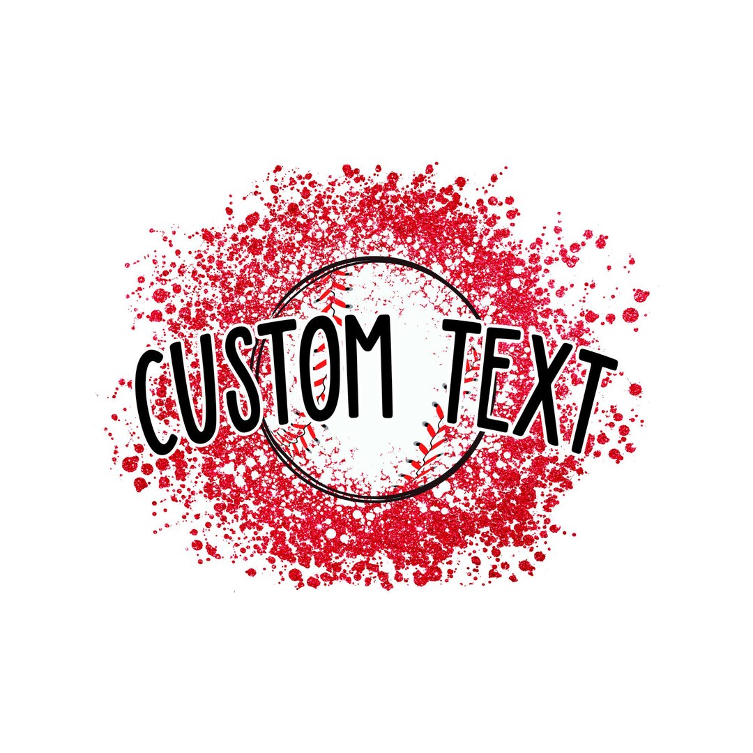 Custom Baseball T-ball PNG, Custom Baseball Team Digital Download ...