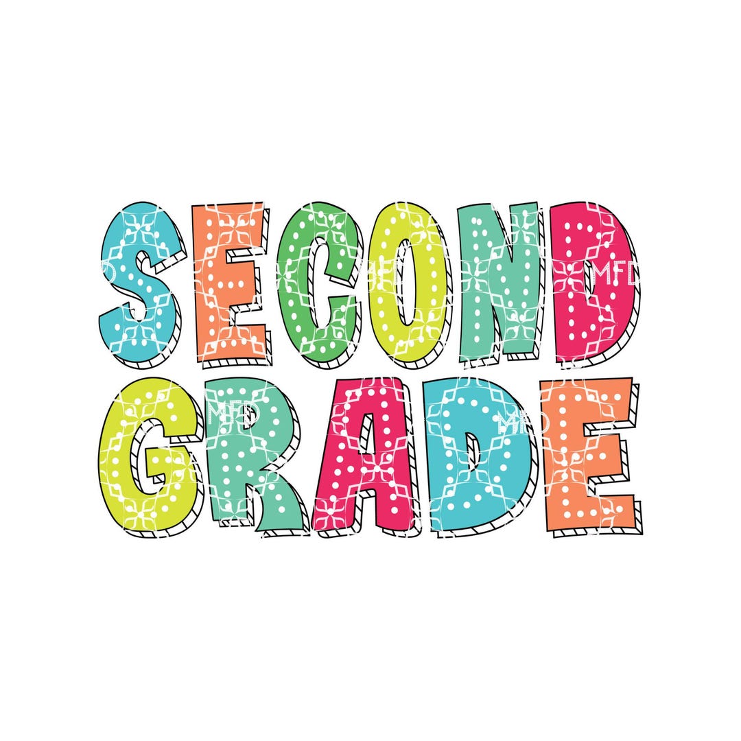 Second Grade Teacher PNG, School Teacher Digital Download, Teacher ...
