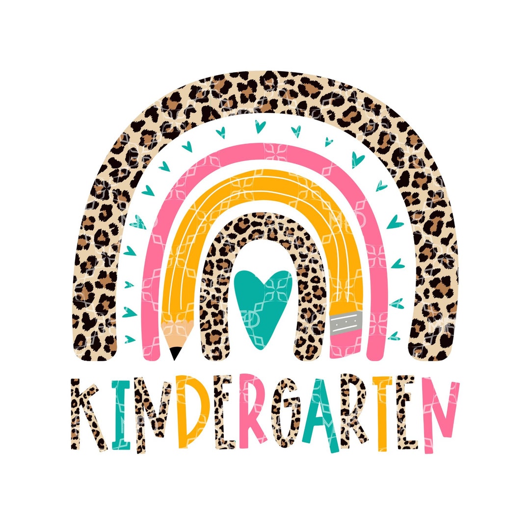 Kindergarten Teacher PNG, Rainbow Teacher Digital Download, Teacher ...