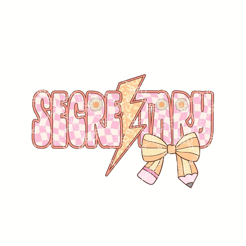Secretary PNG, School Secretary Digital Download, Administrative ...