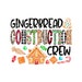 Gingerbread Construction Crew PNG, Gingerbread House Building Digital ...