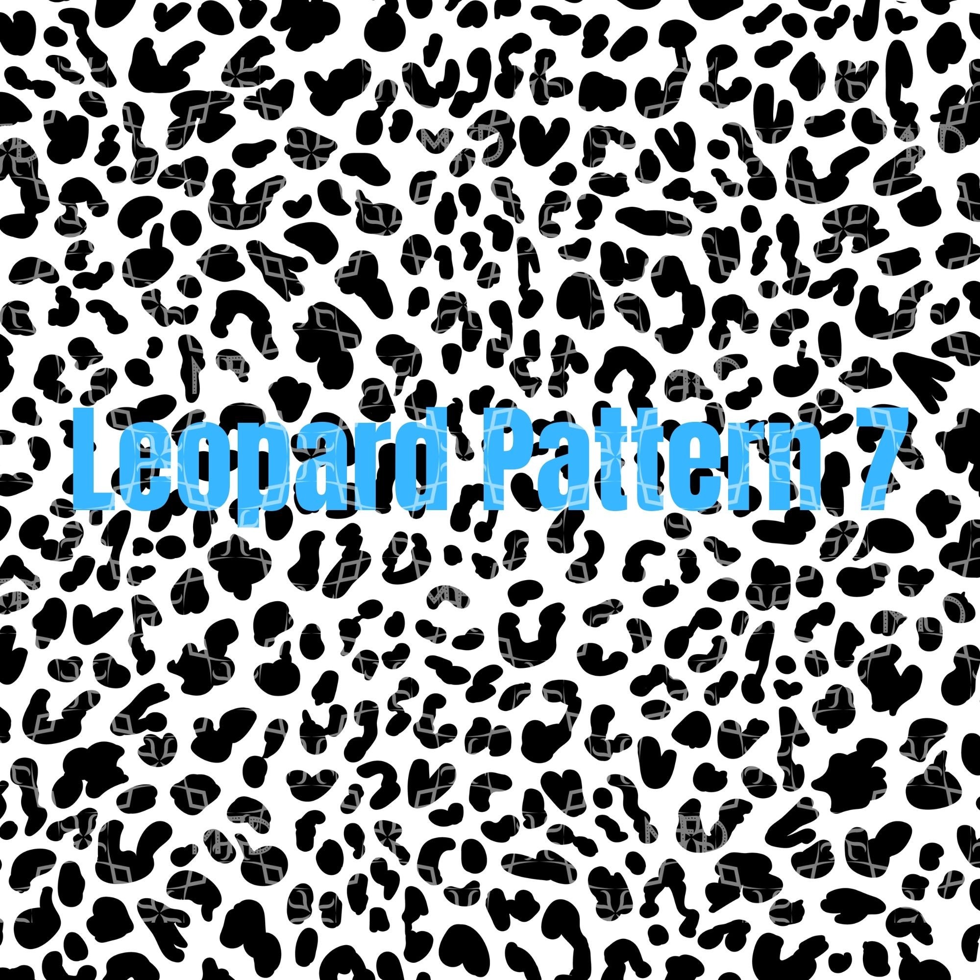 Leopard Pattern Sublimation Transfer, Full Sheet Pattern Print ...