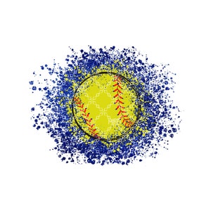 Softball Backgrounds PNG, Softball Glitter Splash Digital Elements ...