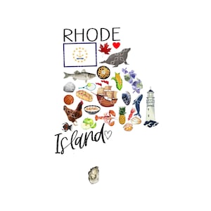 Rhode Island PNG, State of Rhode Island Symbols Digital Download, Rhode ...
