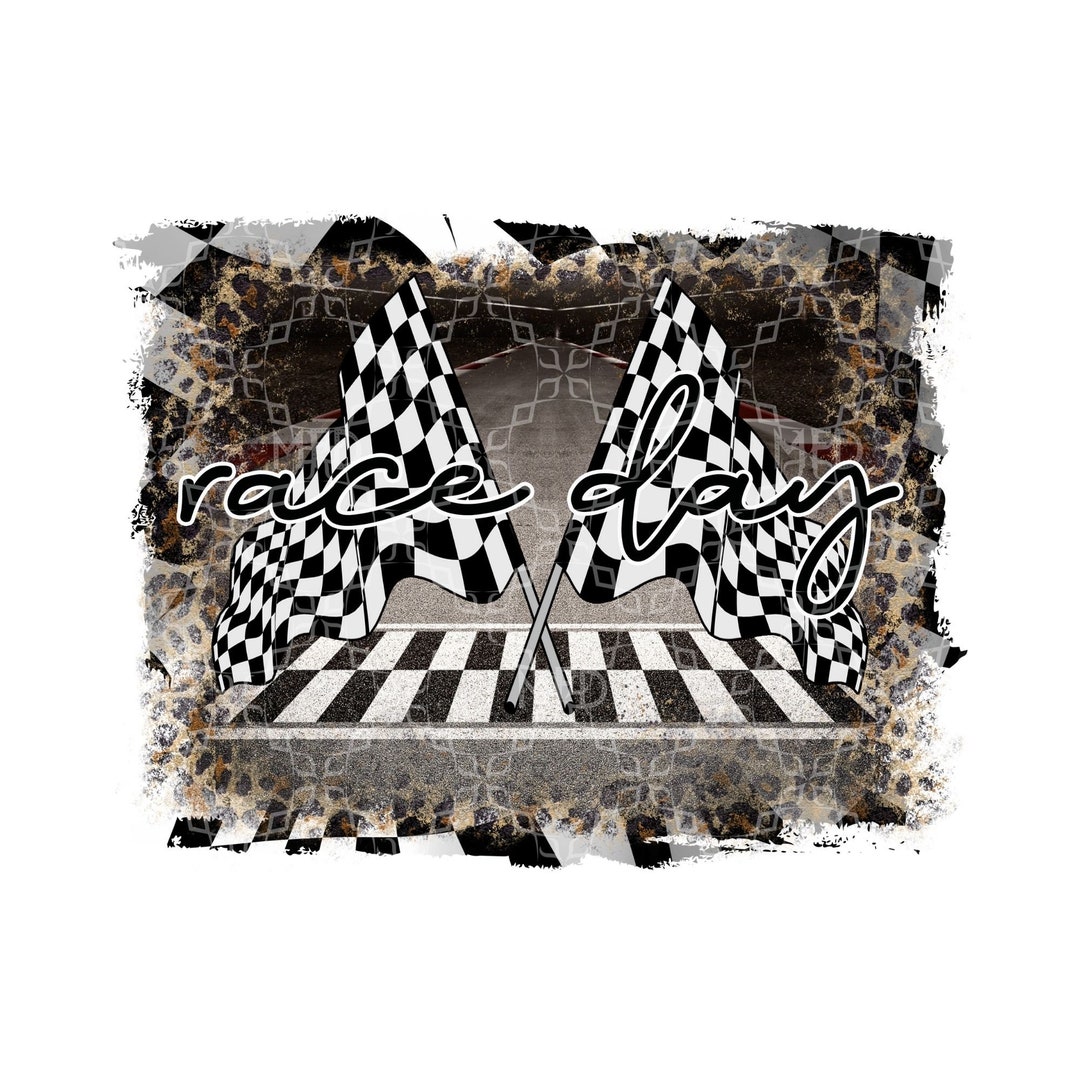 Race Day Sublimation Transfer, Race Car Driving Sublimation Ready to ...