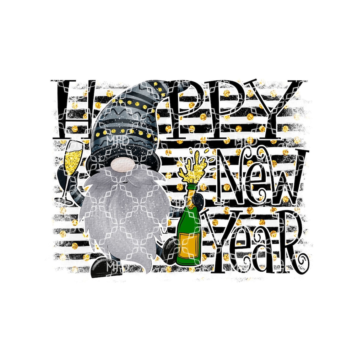Happy New Year PNG New Year's Eve Digital Download NYE - Etsy