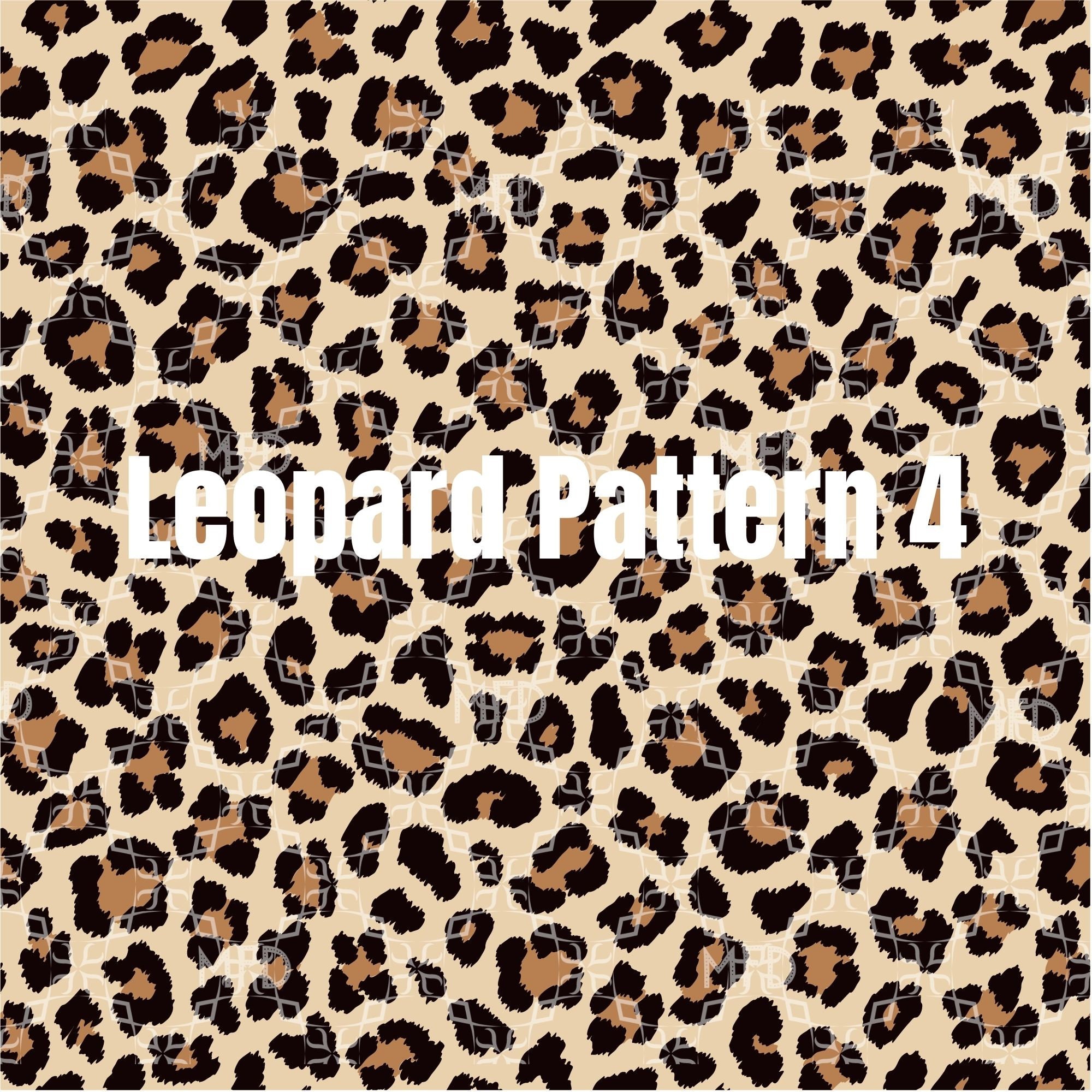 Leopard Pattern Sublimation Transfer, Full Sheet Pattern Print ...