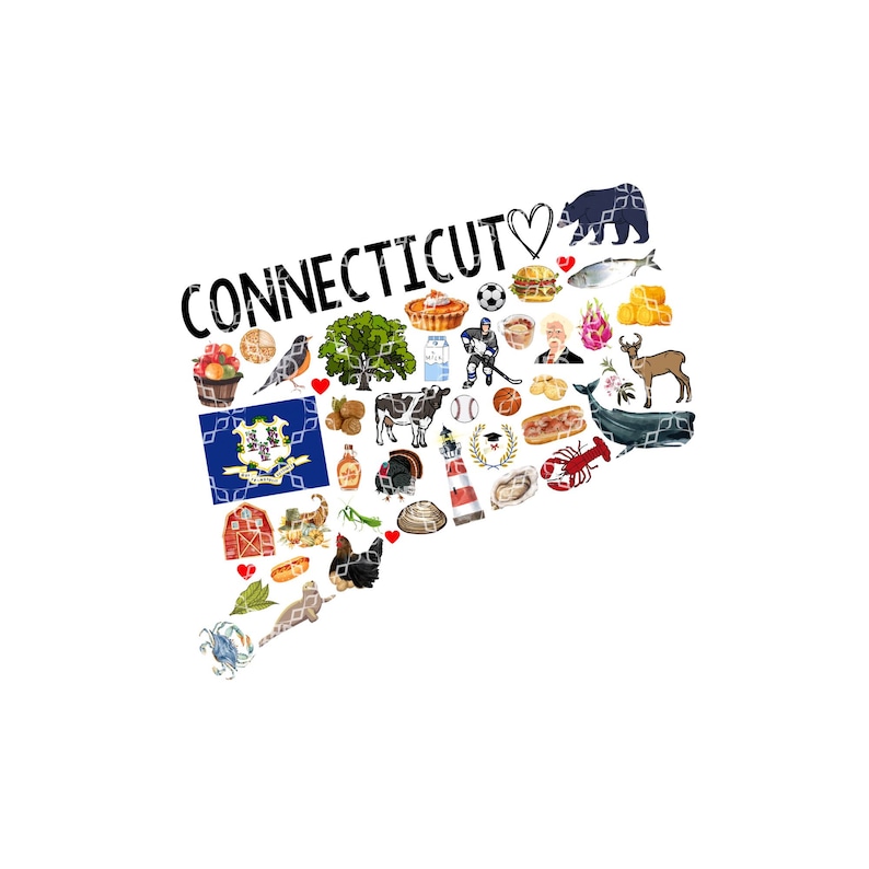Connecticut PNG, Connecticut Digital Download, the Constitution State ...