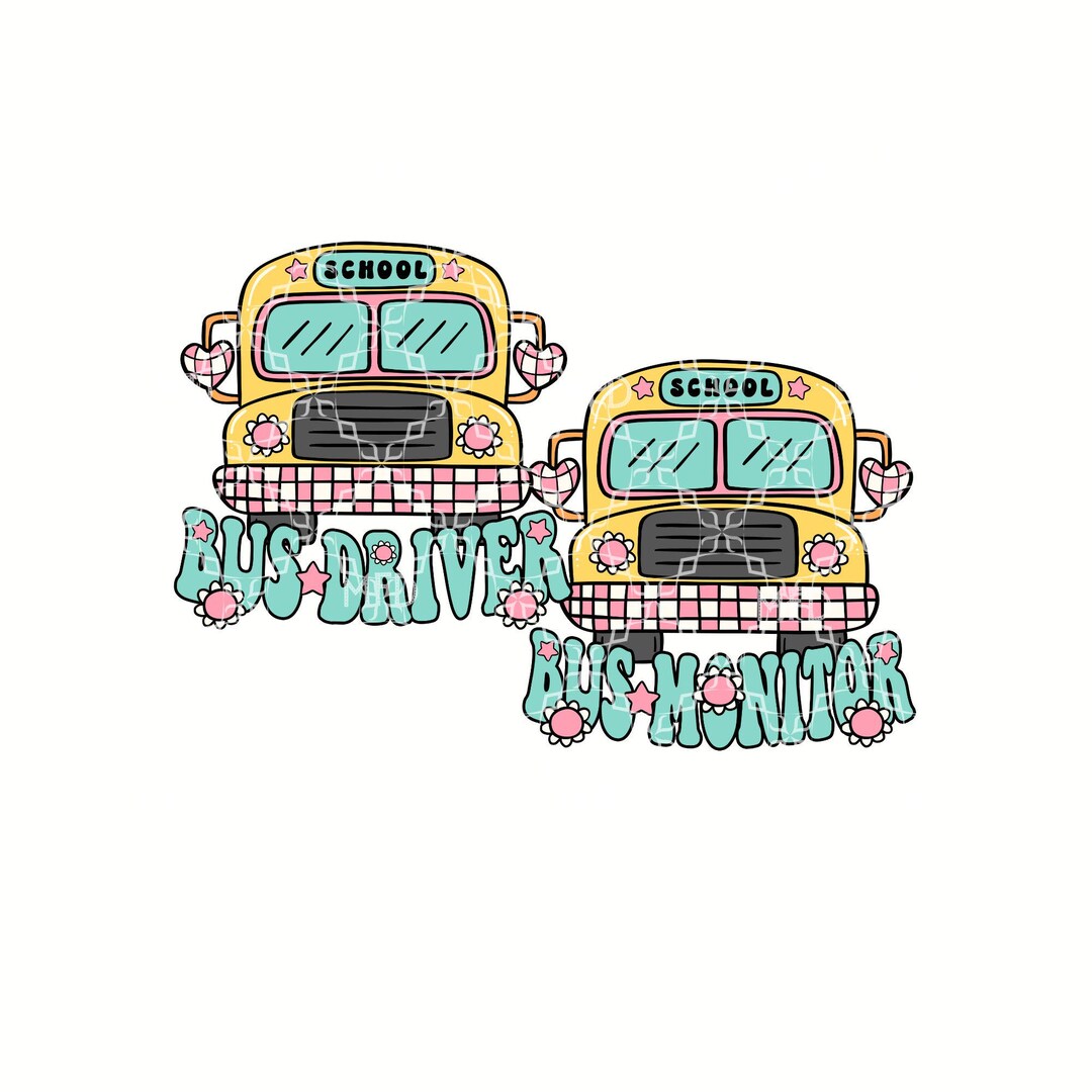 Bus Driver Bus Monitor PNG, School Bus Driver Bus Monitor Digital ...