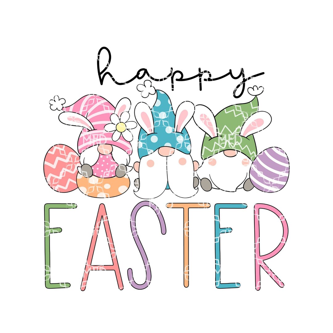 Happy Easter PNG, Happy Easter Digital Download, Happy Easter Spring ...
