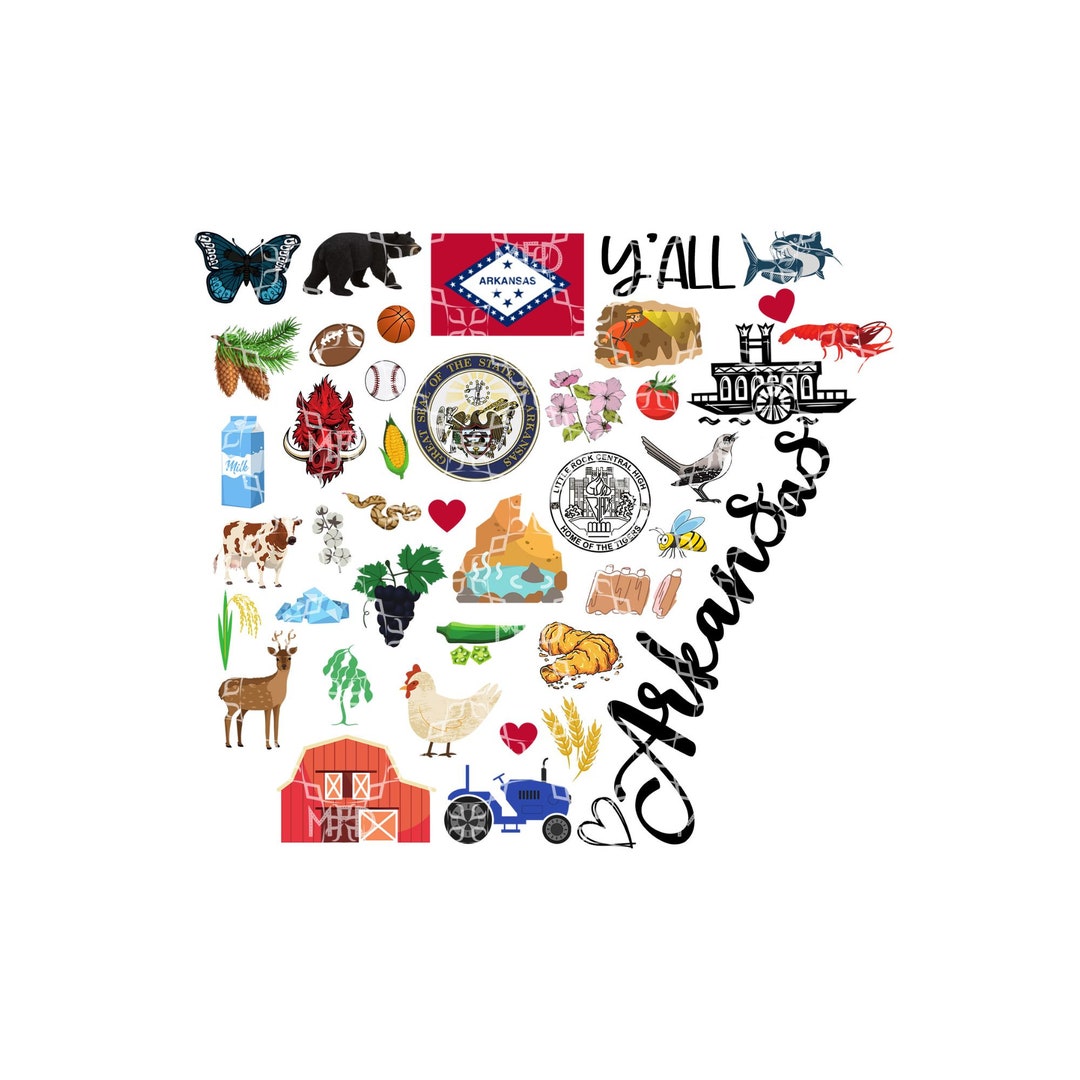 Arkansas PNG, State of Arkansas Symbol Digital Download, the Natural ...