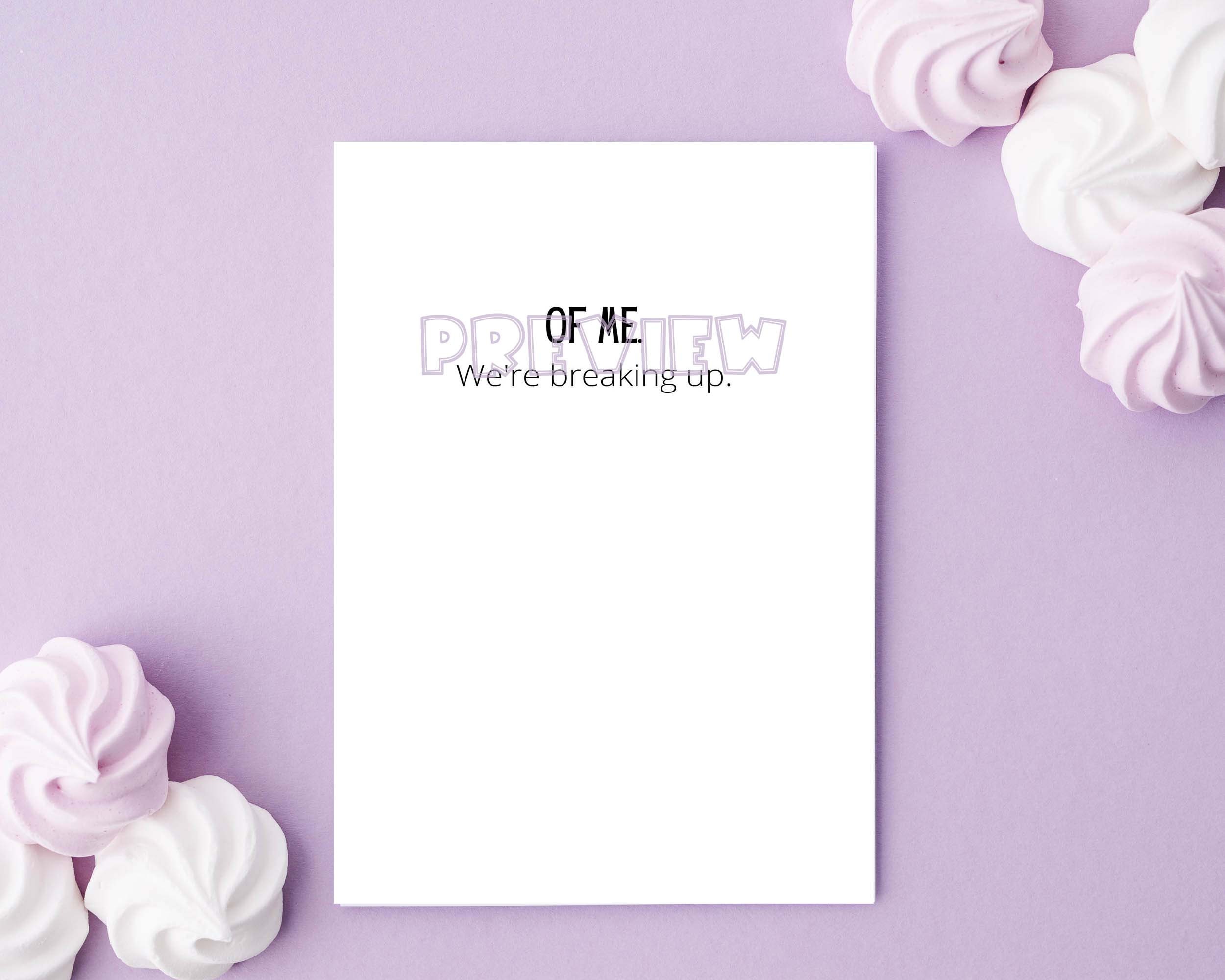 Sorry for Your Loss- Break up Card - Etsy