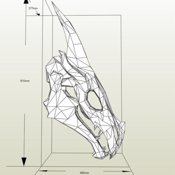 Papercraft Dragon - Etsy