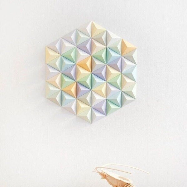 Triangle Wall Paper - Etsy