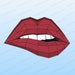 Female Red Lips - Low Poly Papercraft, Gift,diy PDF - Etsy