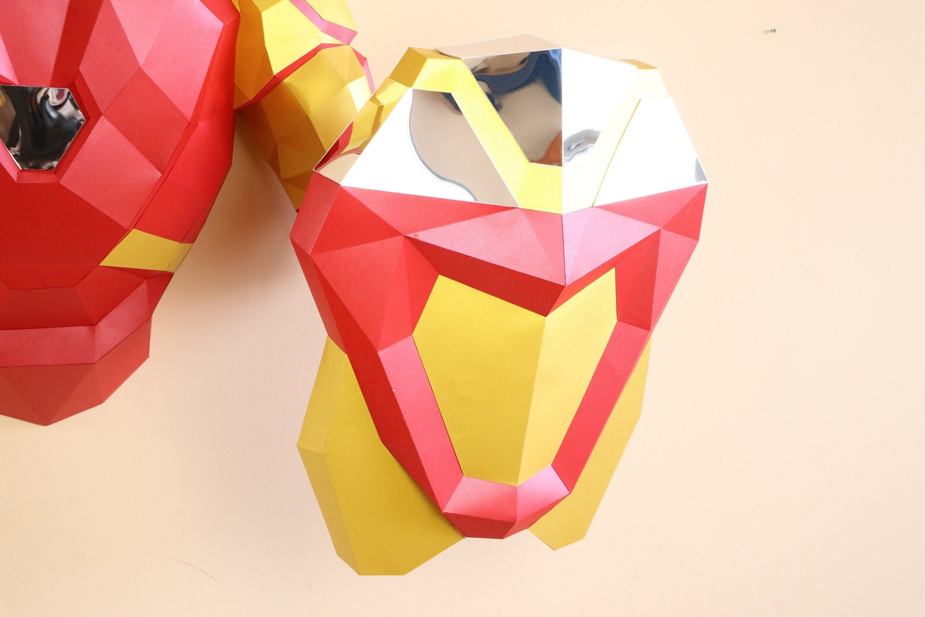 Iron Man, Low Poly Papercraft, Gift,diy PDF - Etsy