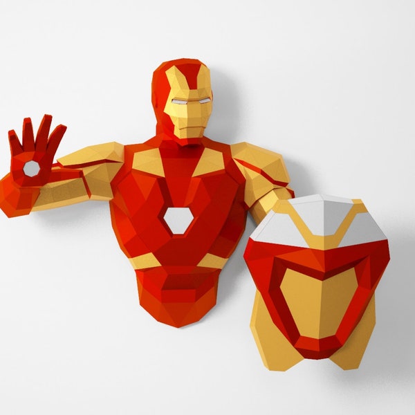 Papercraft Iron Man - Etsy