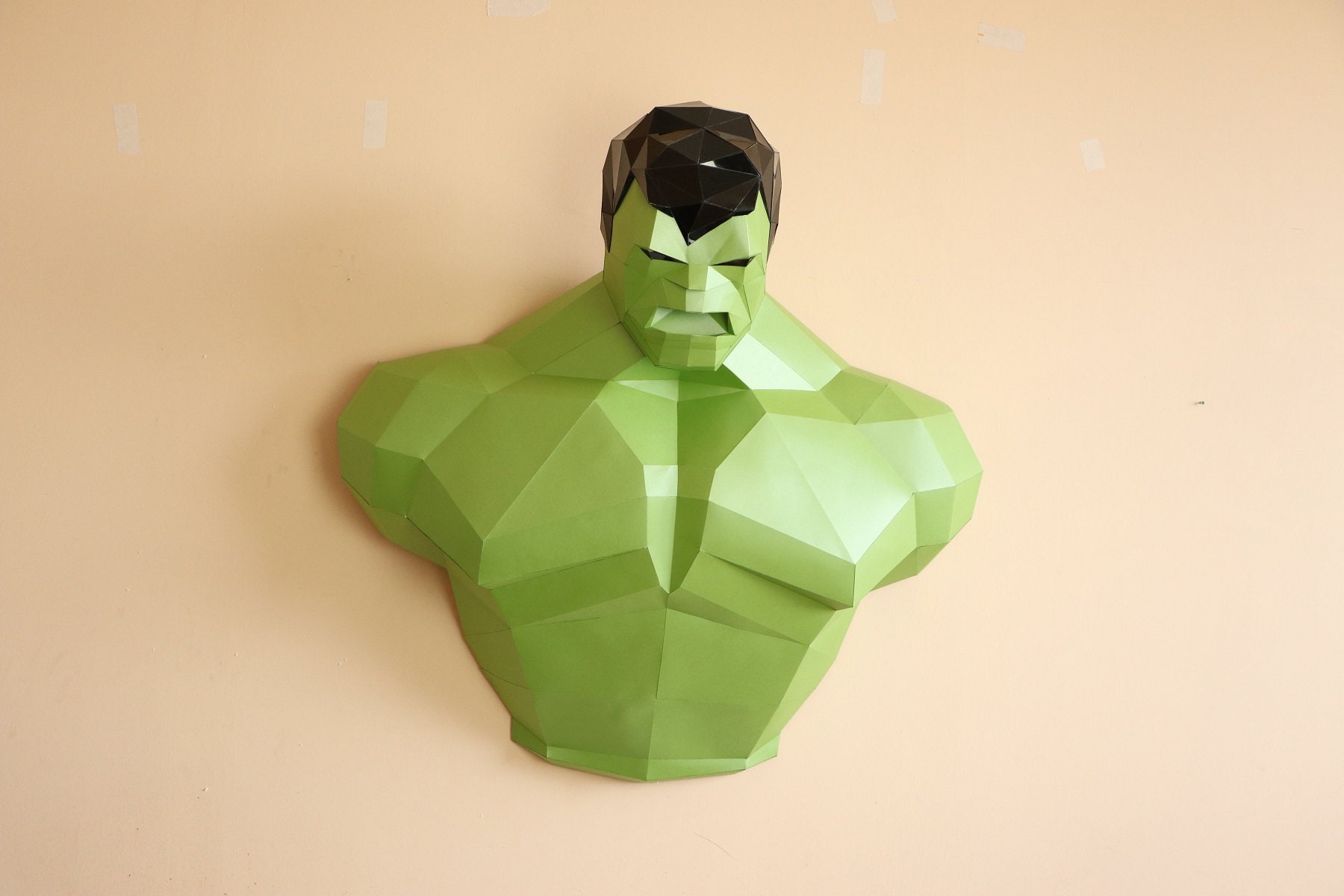 Hulk, Low Poly Papercraft, Geschenk, DIY PDF - Etsy.de