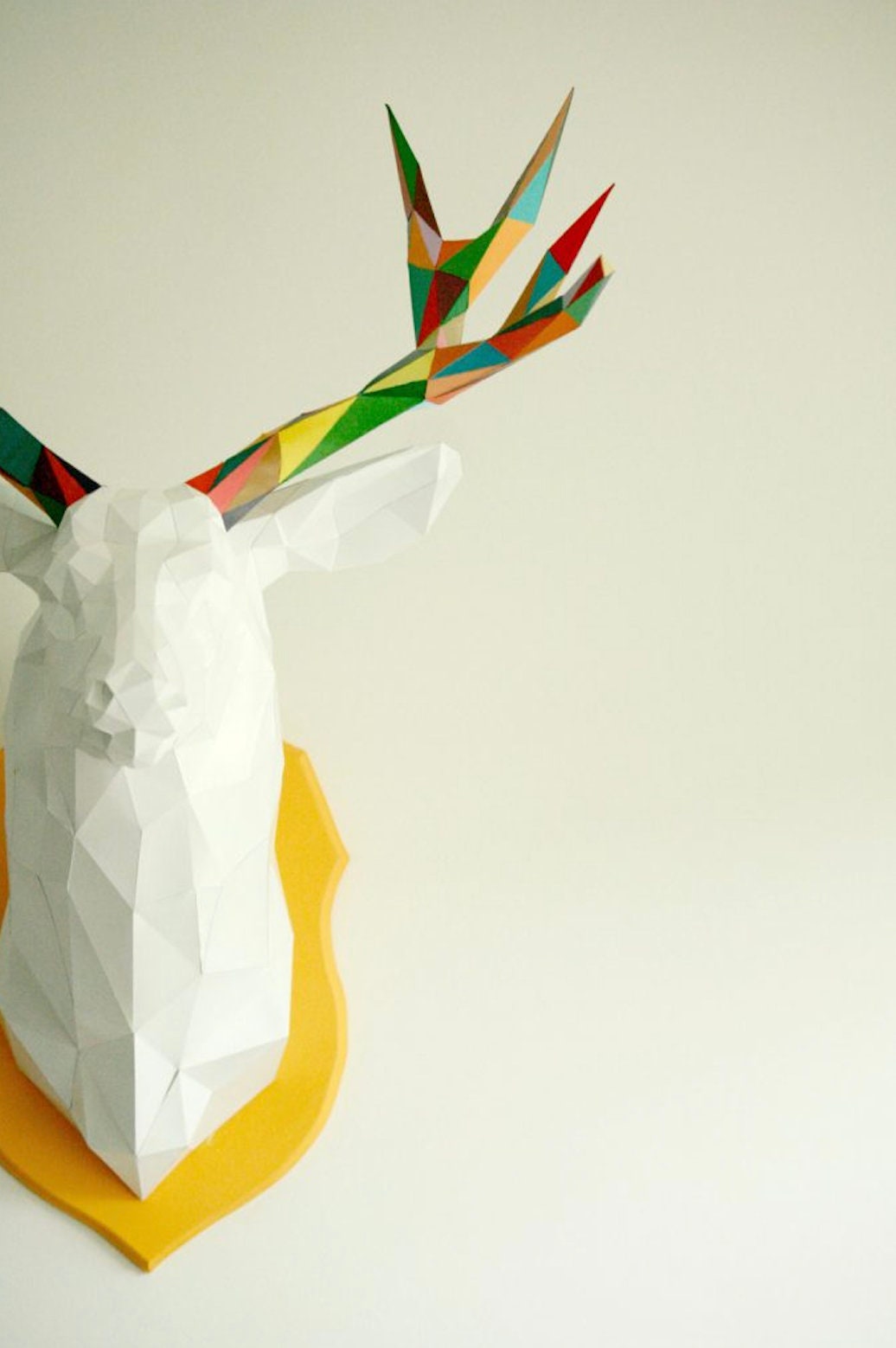 Deerhead, Low Poly Papercraft, Gift,diy PDF - Etsy