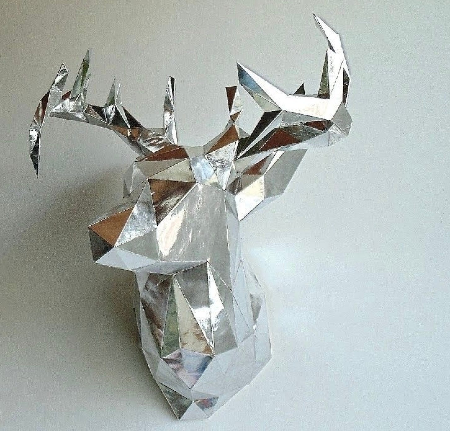 Deerhead, Low Poly Papercraft, Gift,diy PDF - Etsy