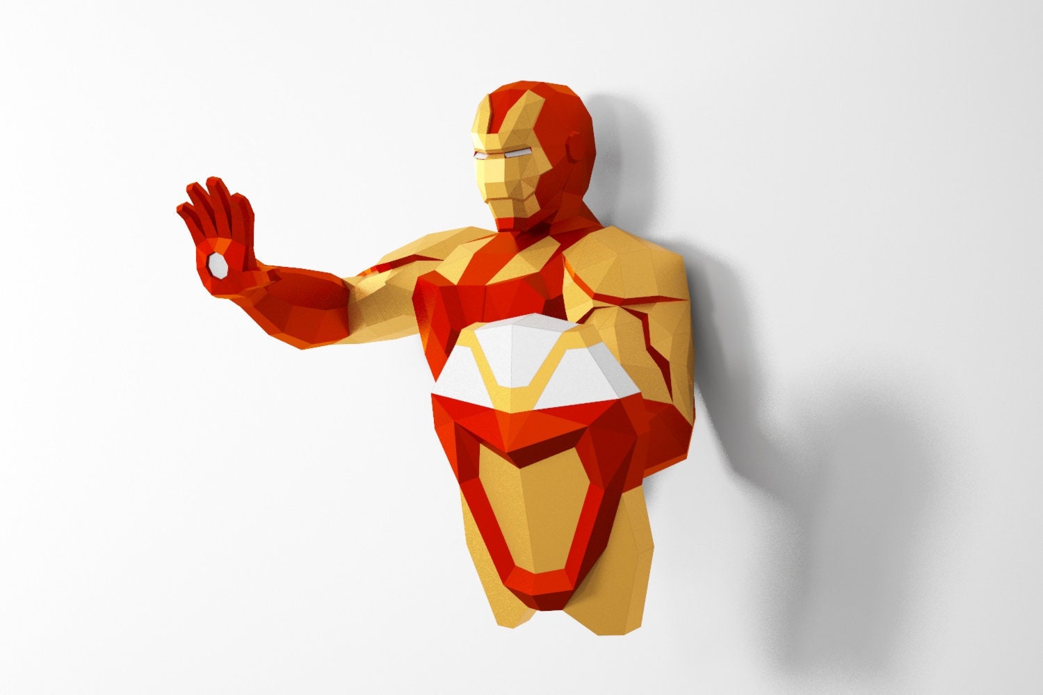 Iron Man, Low Poly Papercraft, Gift,diy PDF - Etsy
