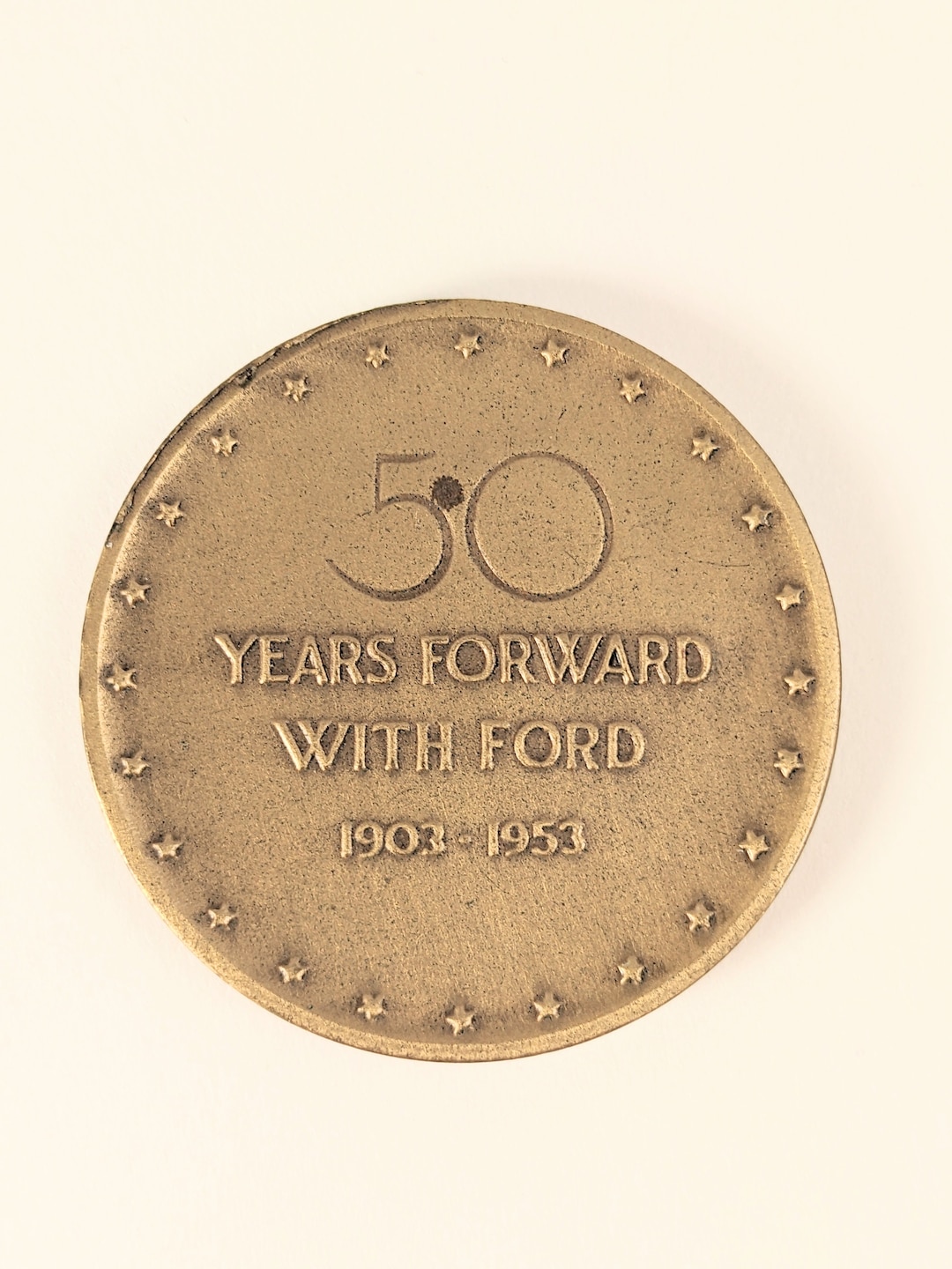 Ford Motor Company 50 Year Anniversary Commemorative Coin/token fifty ...