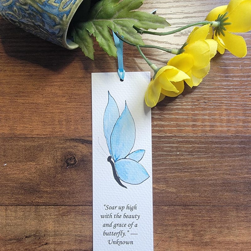 Butterfly Bookmark - Etsy