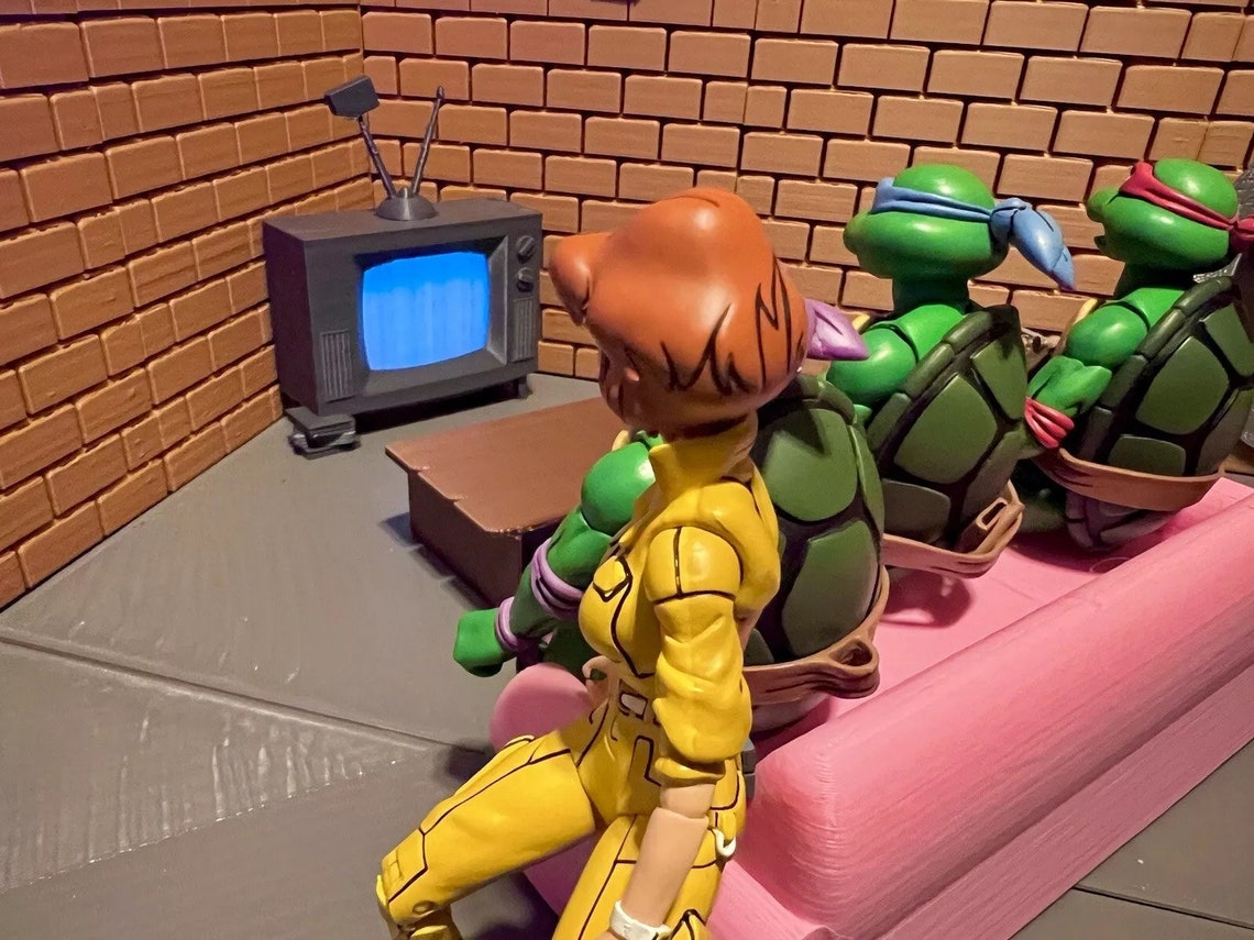Neca Tmnt Teenage Mutant Ninja Turtles Lair Set *read - Etsy