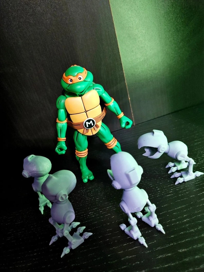 Neca Teenage Mutant Ninja Turtles Mousers 4 Pack Tmnt - Etsy