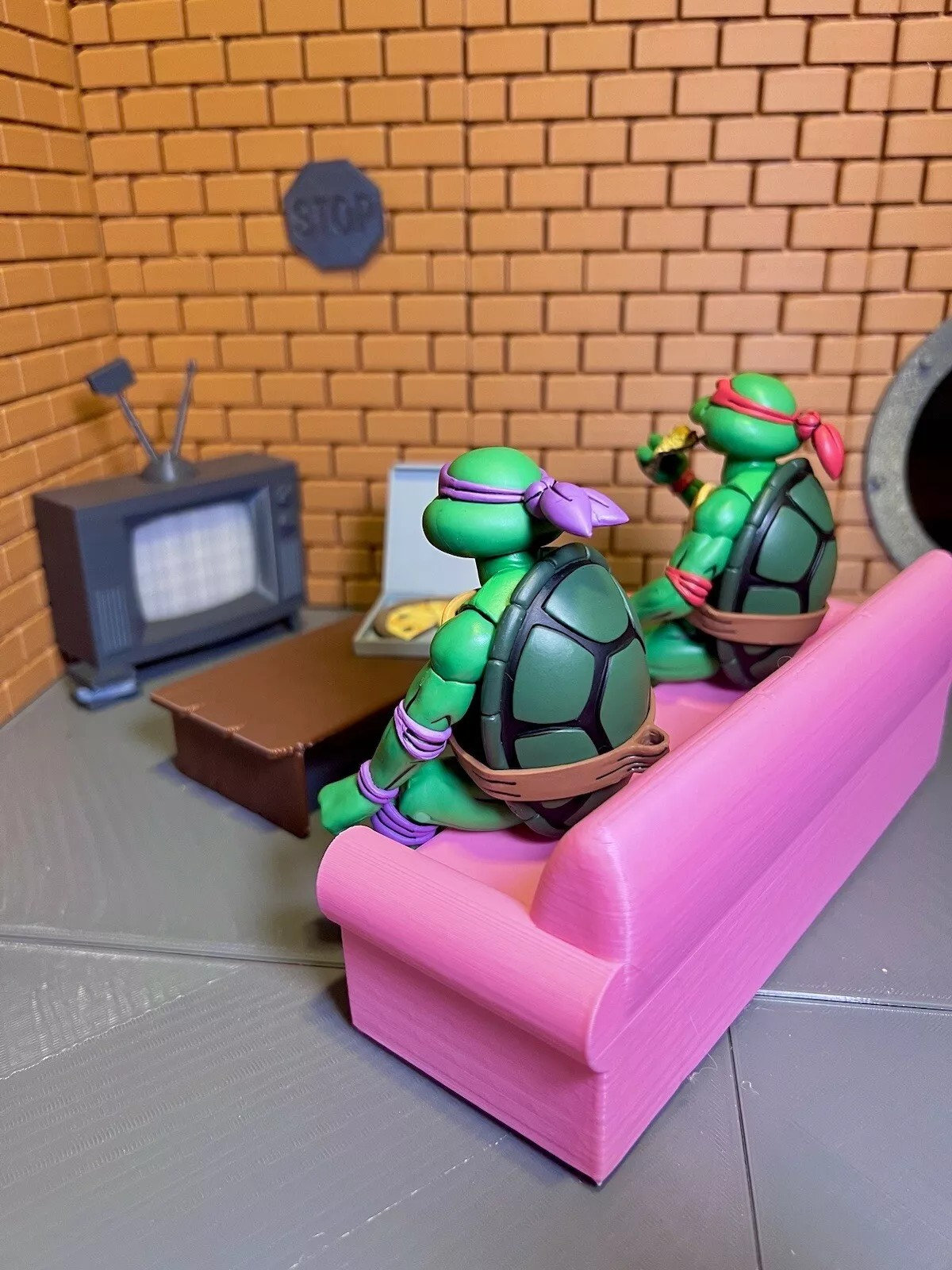 Neca Tmnt Teenage Mutant Ninja Turtles Lair Set *read - Etsy