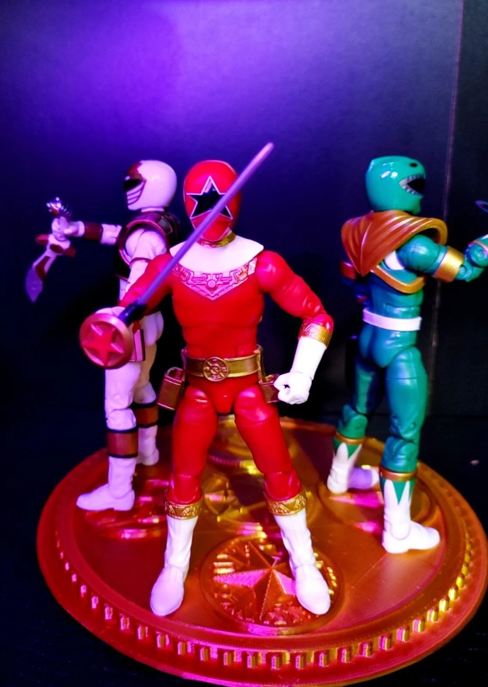 Power Rangers Lighting Collection Master Morpher Stand Jdf Tribute - Etsy