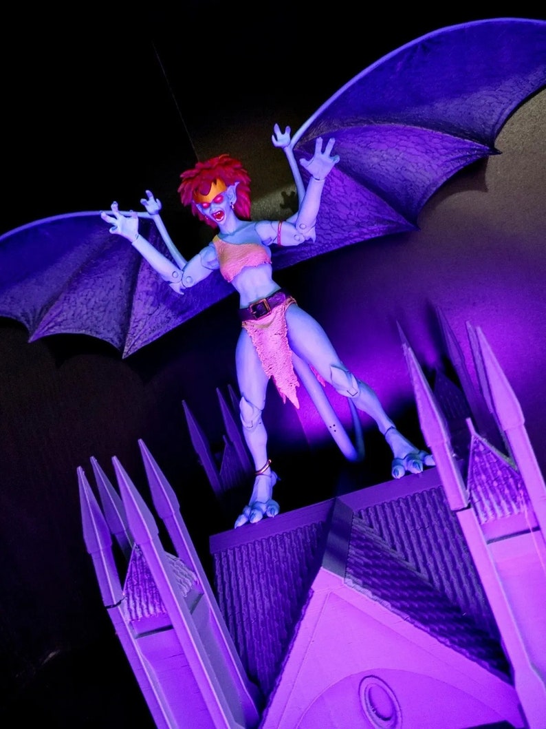 Neca Disney Gargoyles Demona Stand Rooftop Only - Etsy